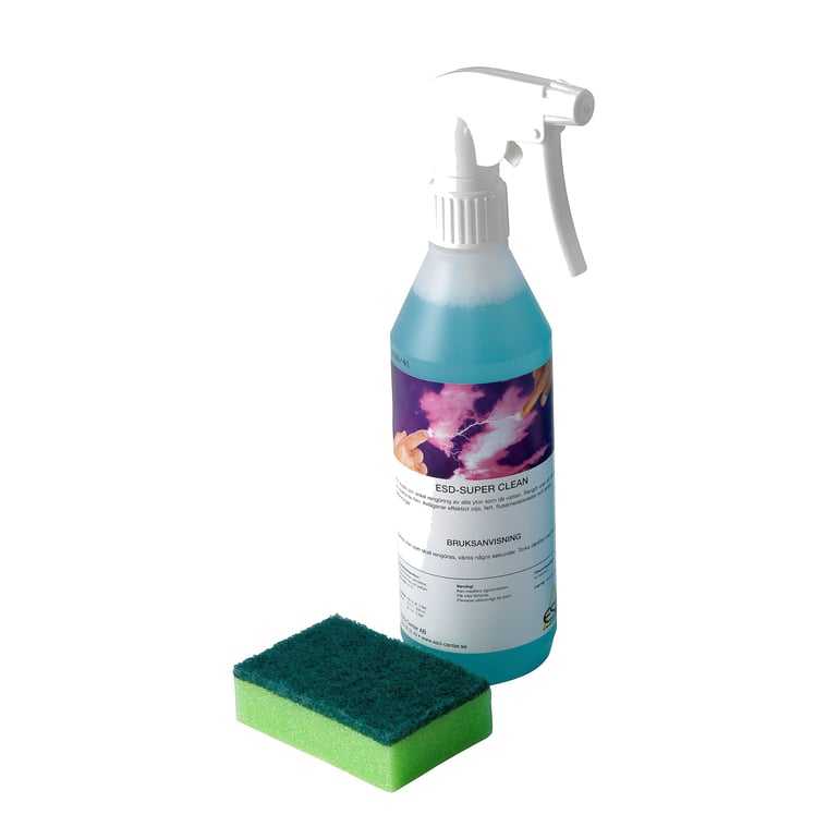 ESD Super Clean 500 ml, inkl. pumpe og svamp | Cowab.no