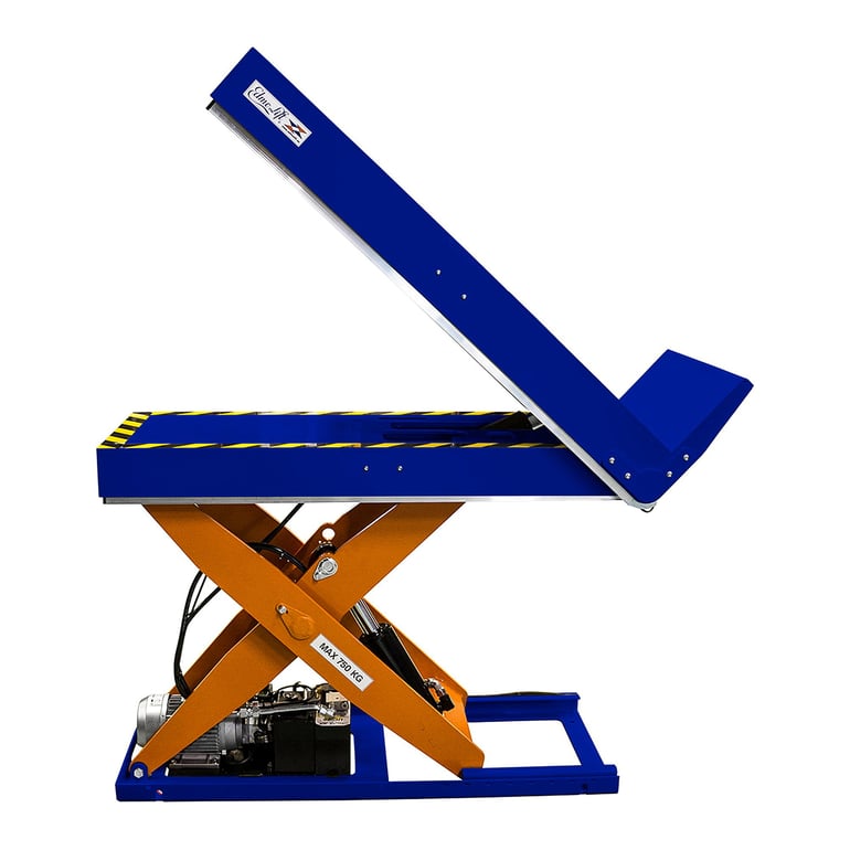 Løft og tiltbart løftebord, 750 kg, 1200x550 mm | Cowab.no